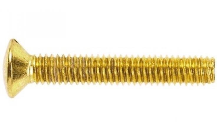 Din 964-M8 messing linsehoved maskinskrue med lige kærv - Birger A ...